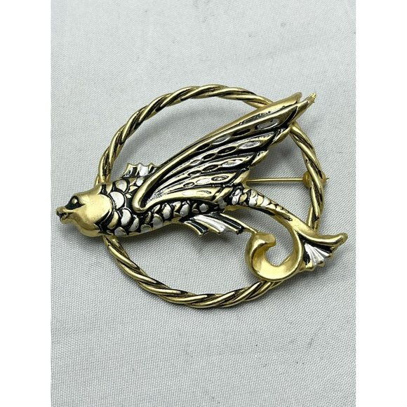 Vintage | Jewelry | Vintage Fly Fish Brooch Pin | Poshmark